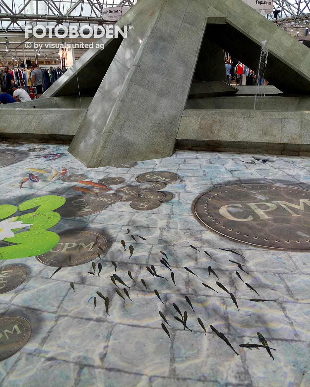 Fotoboden: Individuelles Boden-Design für Events macht Boden zum Hingucker