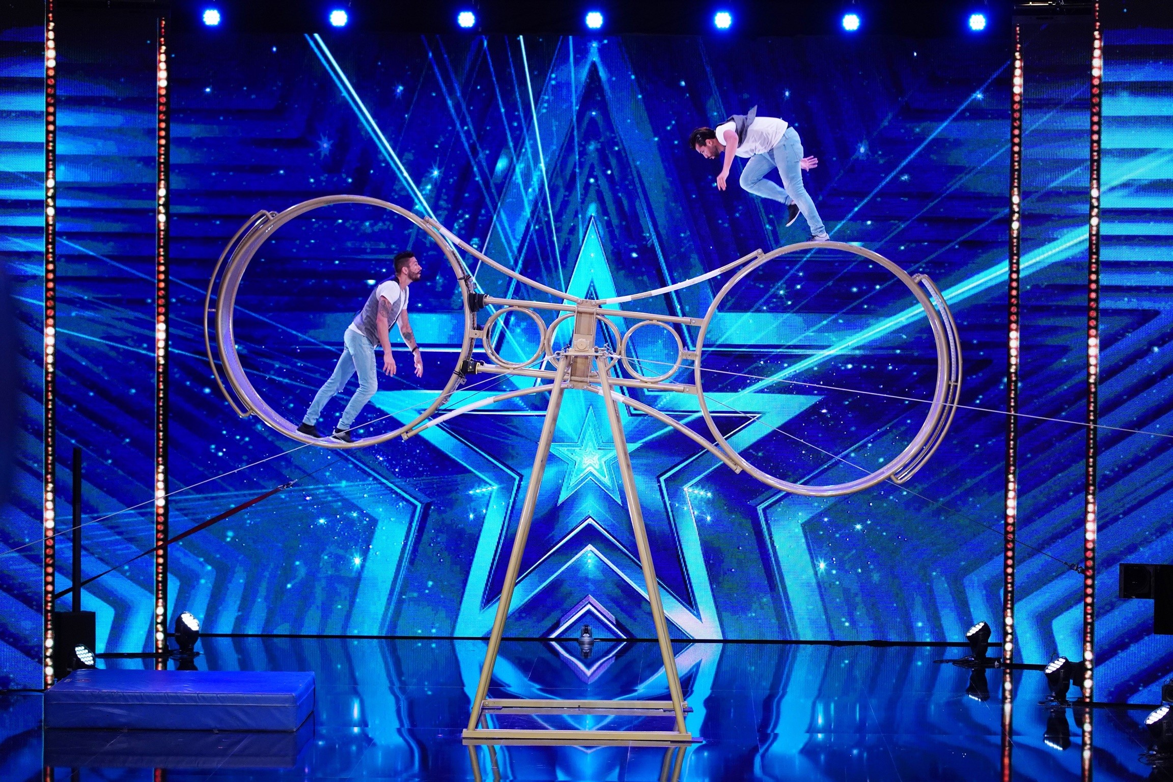 Das Todesrad im Varieté